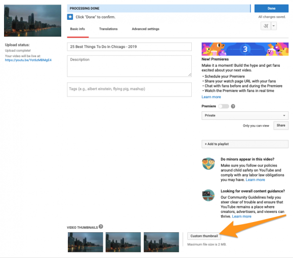 How to Change a Thumbnail on Youtube in 2019(With Pictures)