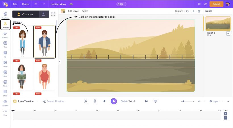 How to Animate a Walk Cycle? - Animaker