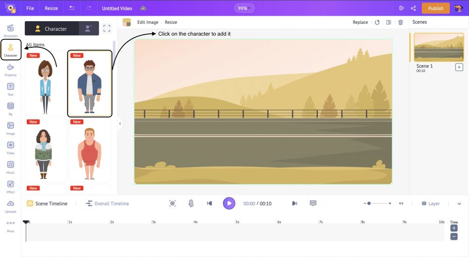 How to Animate a Walk Cycle? - Animaker
