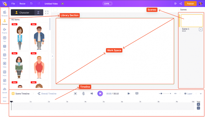 How to make animated backgrounds? [3 ways + Bonus tip] - Animaker
