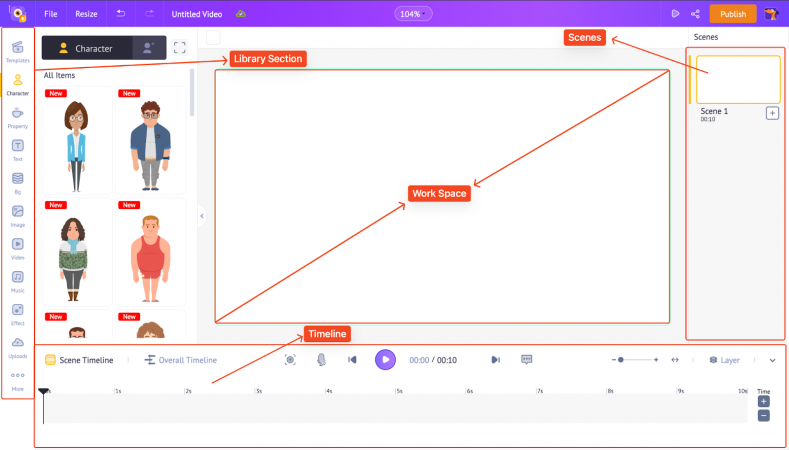 How to make animated backgrounds? [3 ways + Bonus tip] - Animaker