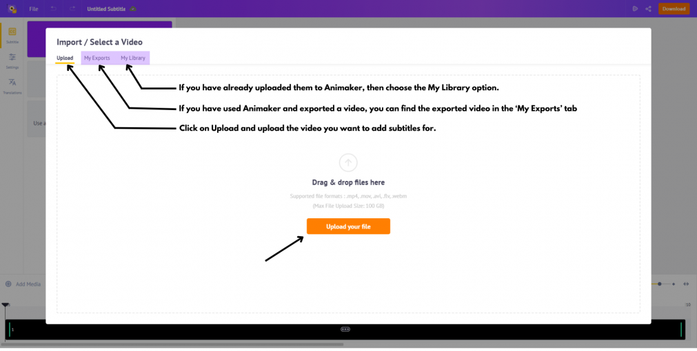 How to create an SRT file? [The easy way] - Animaker