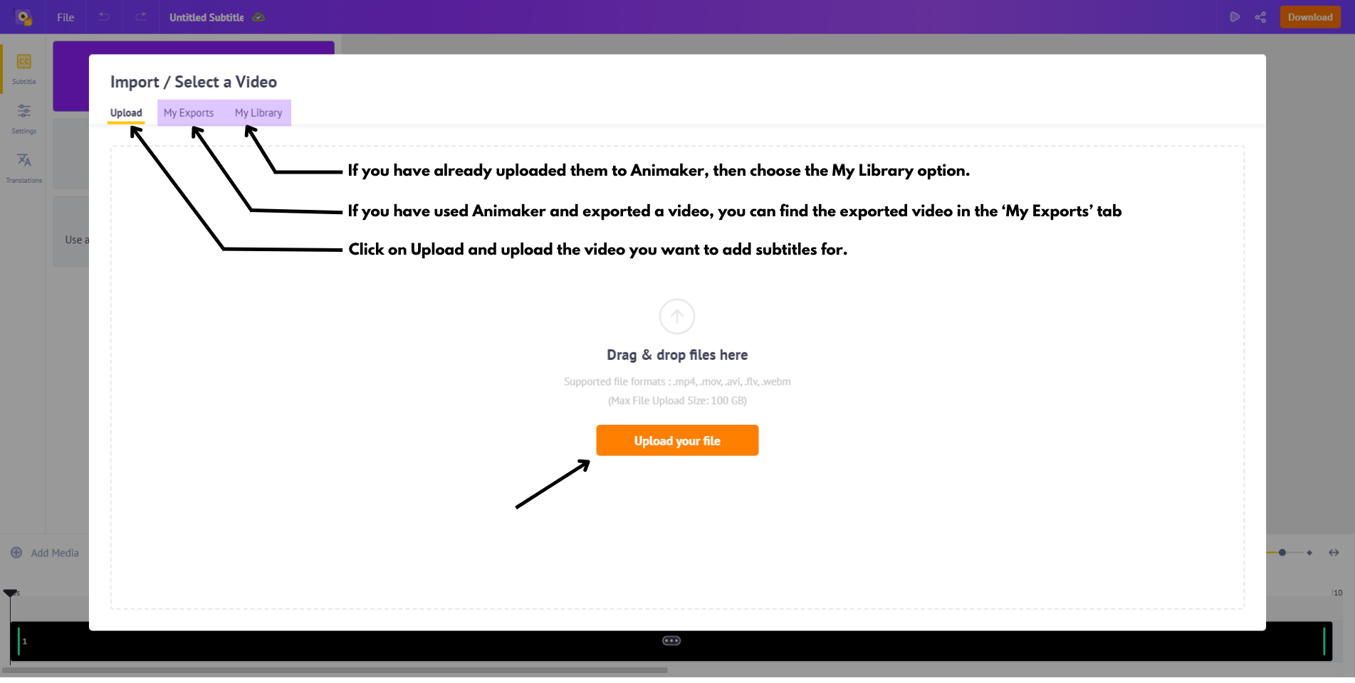 How to create an SRT file? [The easy way] - Animaker