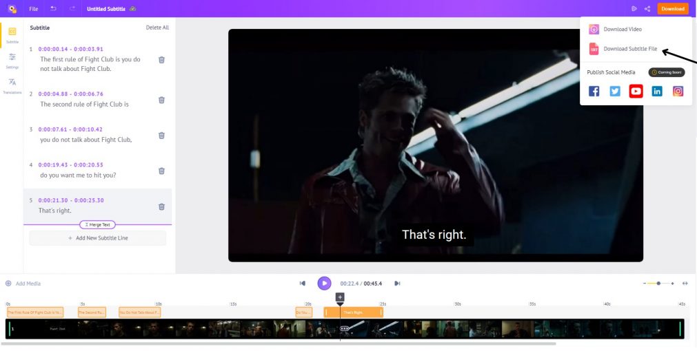 How to create an SRT file? [The easy way] - Animaker