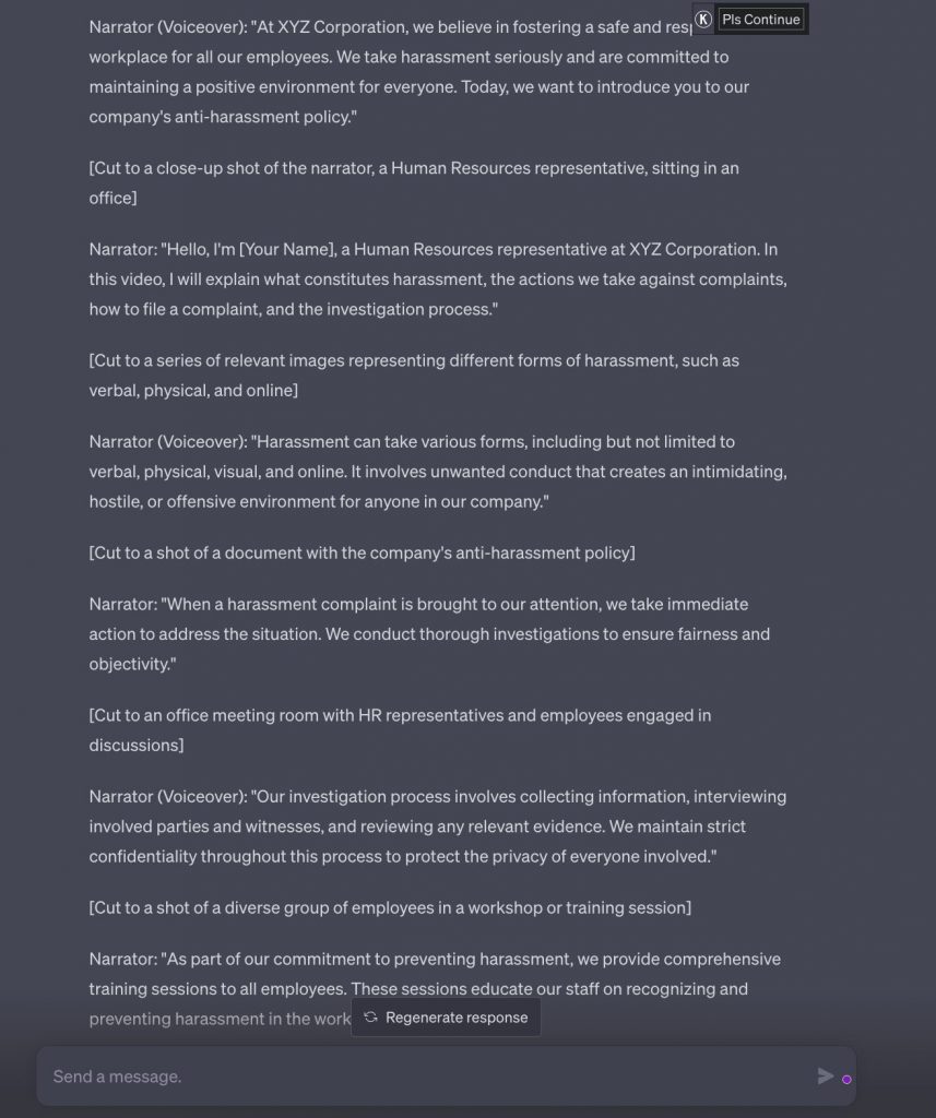 25 Useful ChatGPT Prompts to Generate Video Scripts for HR & IC