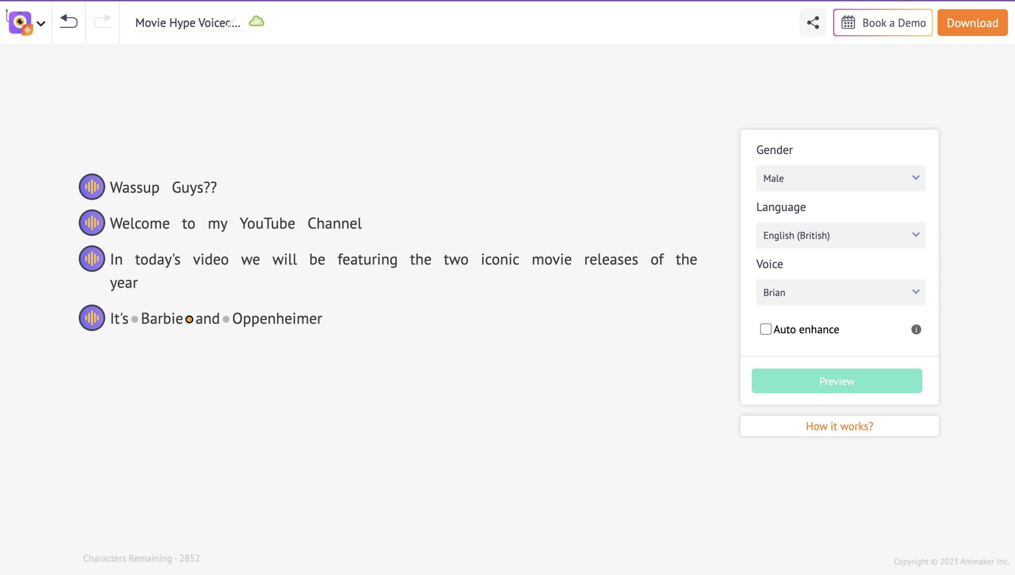 How To Make Text-To-Speech Videos: A Quick Guide - Animaker