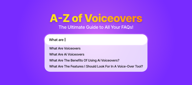 Voiceover FAQ - The Ultimate Guide to All Your Questions! - Animaker