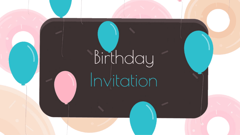 Free Customisable Party Invitation Templates | Animaker