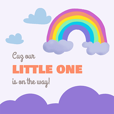 Free Customisable Baby Shower Invitation Templates | Animaker