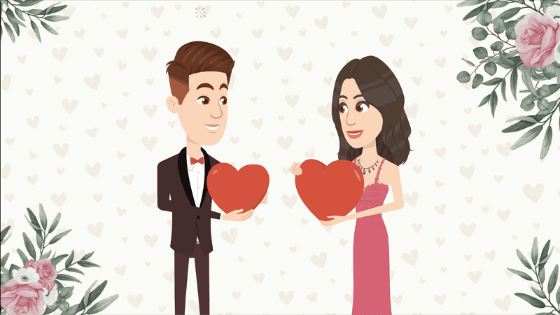 Free Customisable Wedding Invitation Templates | Animaker